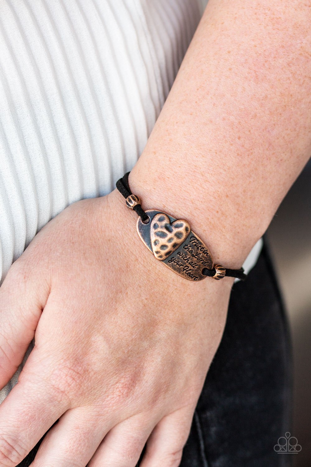 A Full Heart Copper Bracelet - Justen Jewels